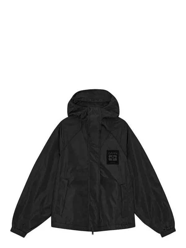 GANNI Nylon Jacket - Black