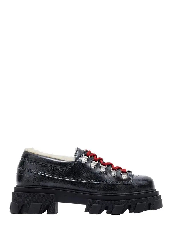 GANNI Cleated Derbies - Grey