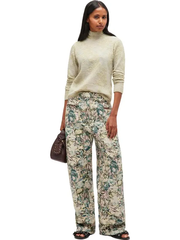 GANNI Tapestry Curve Pants - Mixed