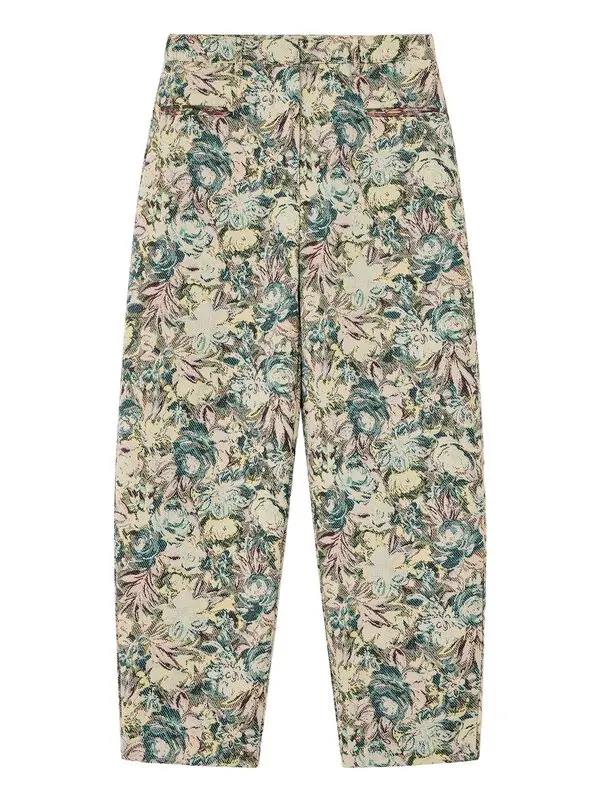 GANNI Tapestry Curve Pants - Mixed