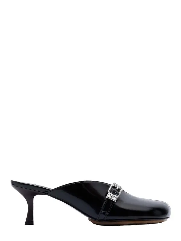 GANNI Sue Heeled Mules - Black