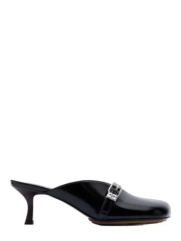 GANNI Sue Heeled Mules - Black
