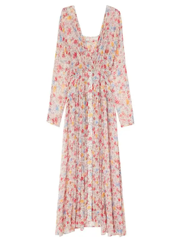 GANNI Floral Print Dress - Mixed