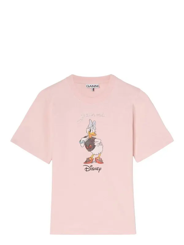 GANNI Daisy Duck T-shirt - Pink