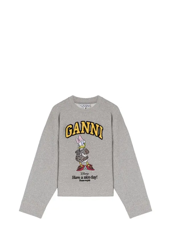 GANNI X Disney Daisy Duck Sweatshirt - Grey