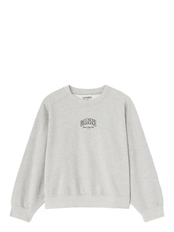GANNI Essential Crewneck - Grey