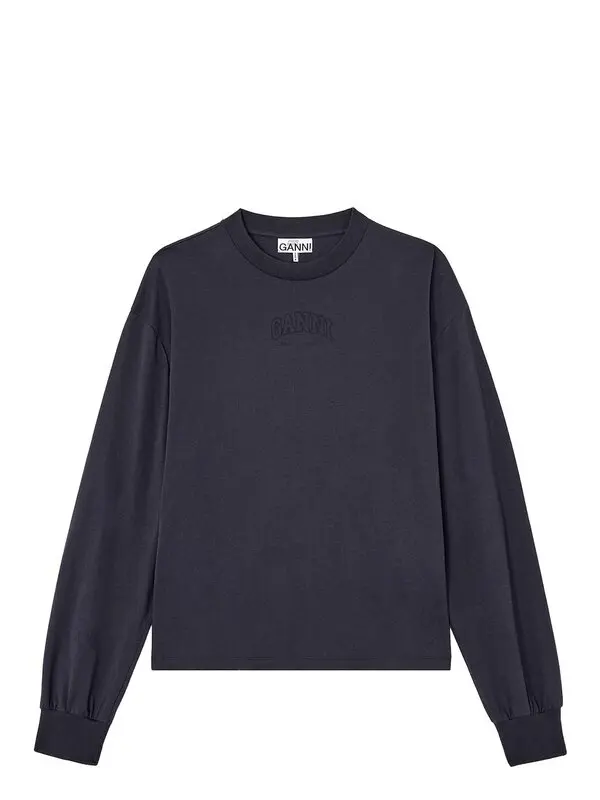 GANNI Essential Basic Long-sleeve T-shirt - Mixed
