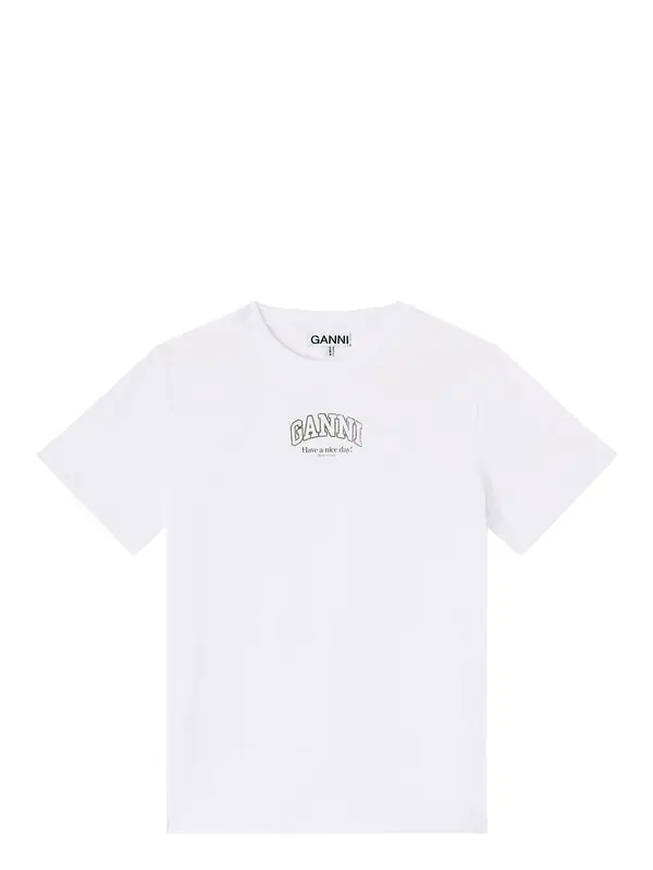 GANNI Essential T-shirt - White