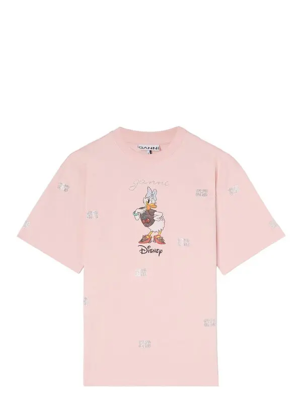 GANNI X Disney Daisy Duck T-shirt - Pink