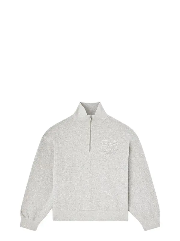 GANNI Half-zip Sweatshirt - Grey