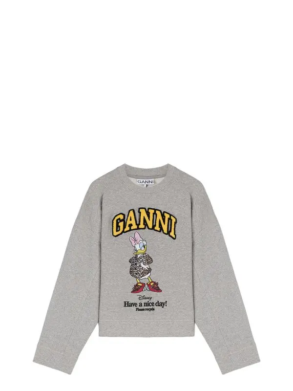 GANNI X Disney Daisy Duck Sweatshirt - Grey