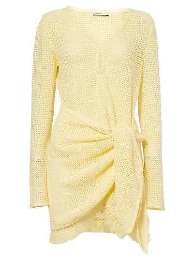 Simkhai Roux Knitted Mini Dress - Buttercream