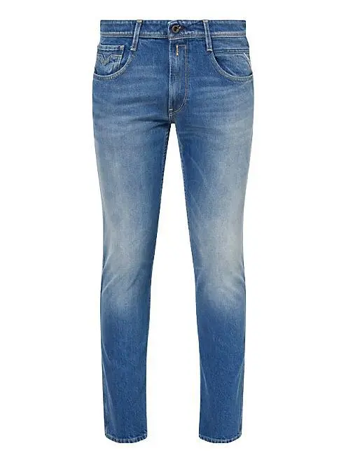 REPLAY Slim-fit Anbass Denim Jeans - Medium Blue
