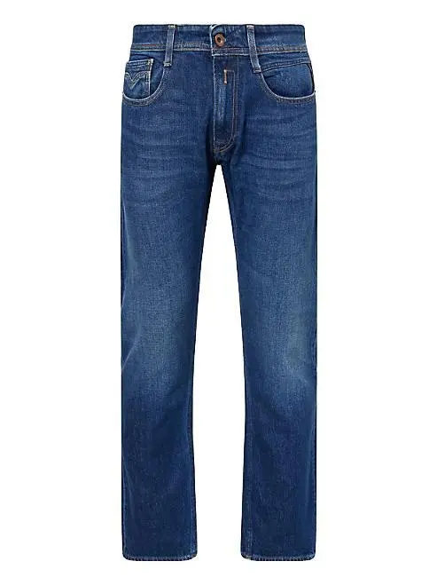 REPLAY Rocco Straight-leg Denim Jeans - Dark Blue
