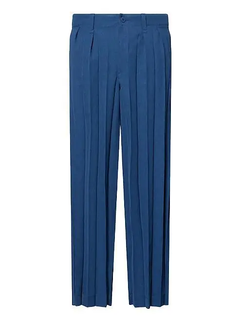 Issey Miyake Edge Ensemble Trousers - Navy