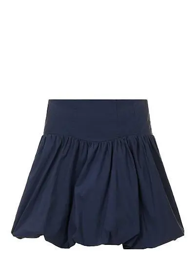 Simkhai Pippa Bubble Mini Skirt - Midnight