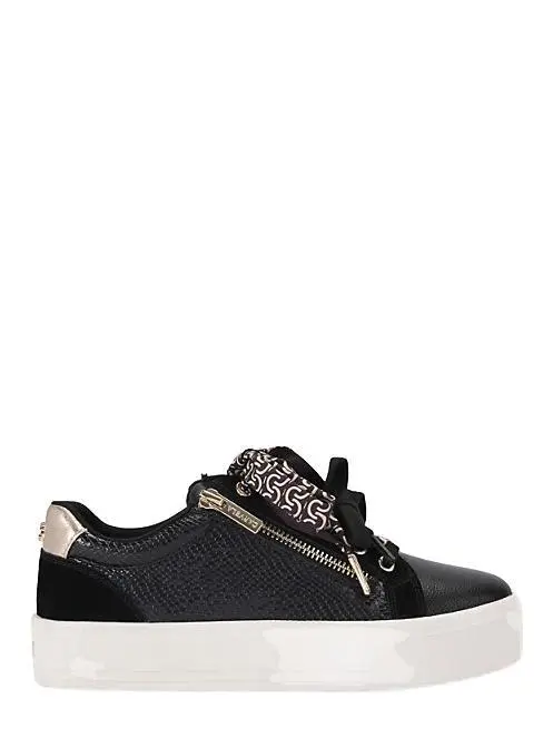 Carvela Sorrento Faux-leather Sneakers - Black