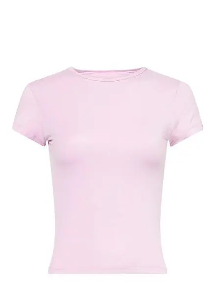 Bo+tee Slim Fit Stretch-woven Top - Dusty Pink
