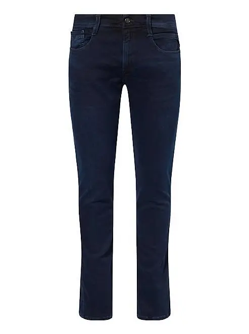 REPLAY Slim-fit Anbass Stretch-denim Jeans - Dark Blye