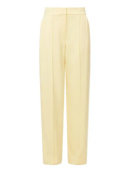 Simkhai Kyra Wide-leg Satin Trousers - Buttercream
