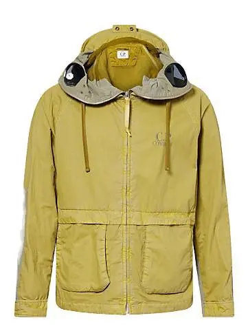 C.P. COMPANY Explorer Hooded Cotton-blend Jacket - Antique Moss