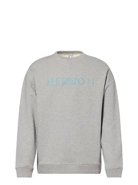 Loewe Cotton Logo Sweatshirt - Grey Melange