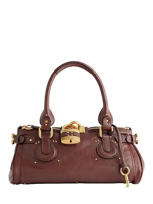 Chloé Paddington Leather Tote - Crafty Brown