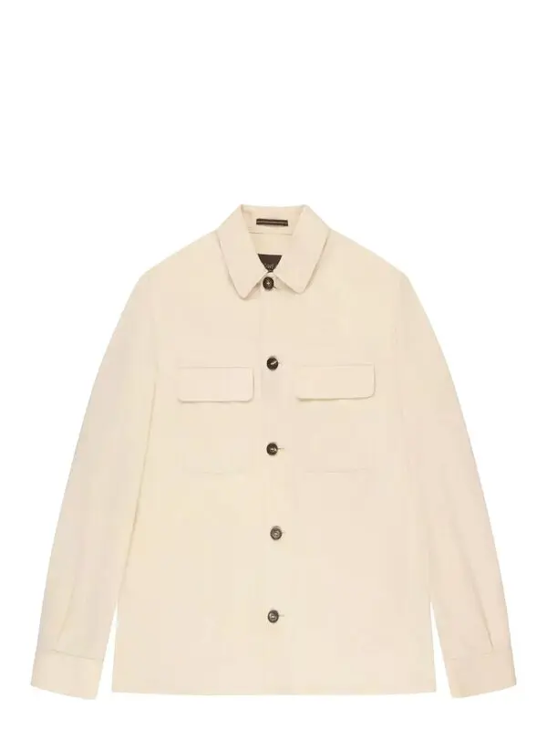 Incotex Flap-pocket Overshirt - Neutrals