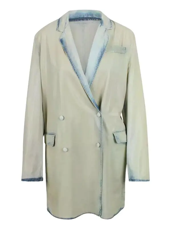 DIESEL® Double-breasted Coat - Neutrals