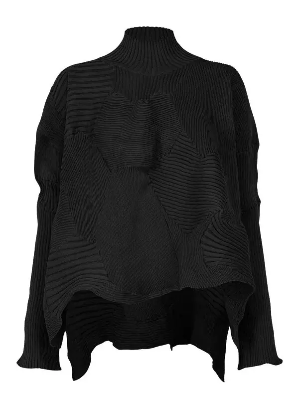Issey Miyake Kone Kone High-neck Sweat - Black