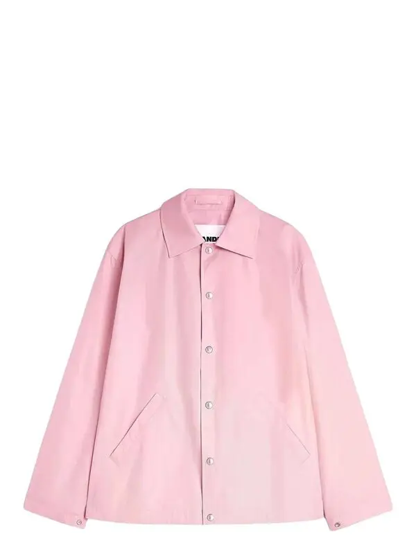 JIL SANDER Button Logo Shirt Jacket - Pink