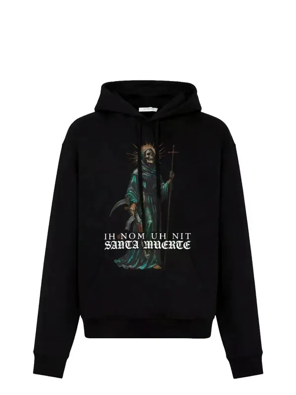 IH NOM UH NIT Graphic Hooded Sweatshirt - Black
