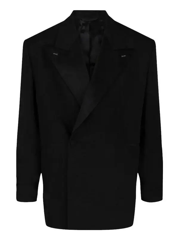 Givenchy Notch-lapel Oversized Blazer - Black