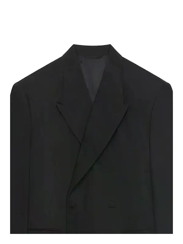 Givenchy Peak Lapel Double-breasted Blazer - Black