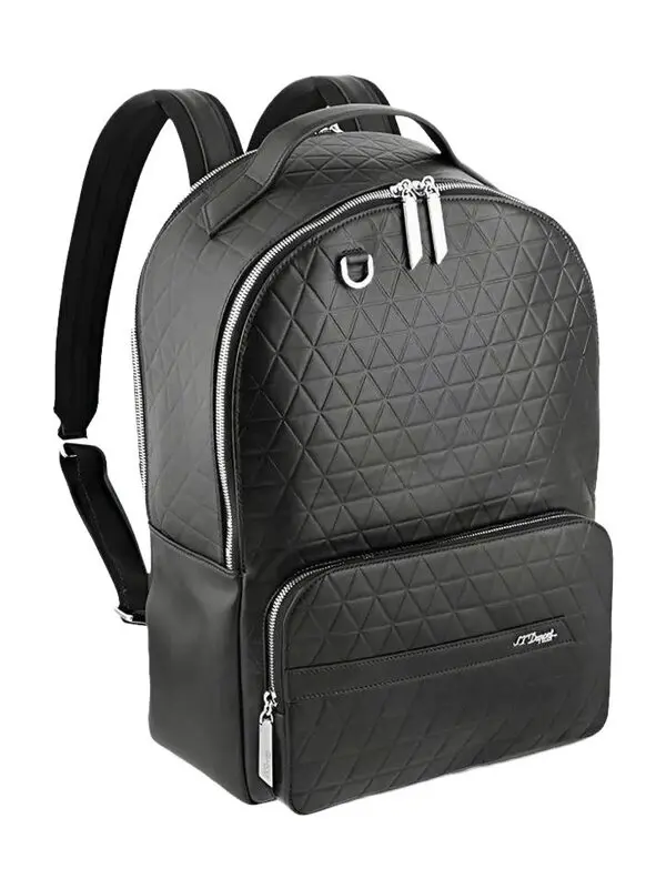 S.t. Dupont Firehead Leather Backpack - Black