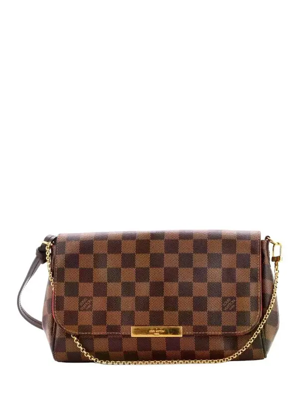LOUIS VUITTON Favorite Handbag Damier Mm - Brown