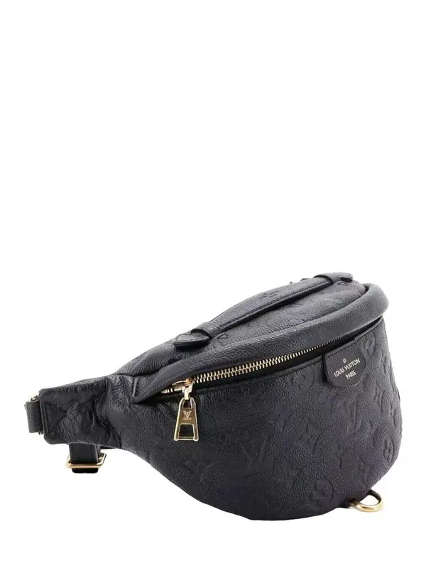 LOUIS VUITTON Bum Bag Monogram Empreinte Leather Belt Bag - Black