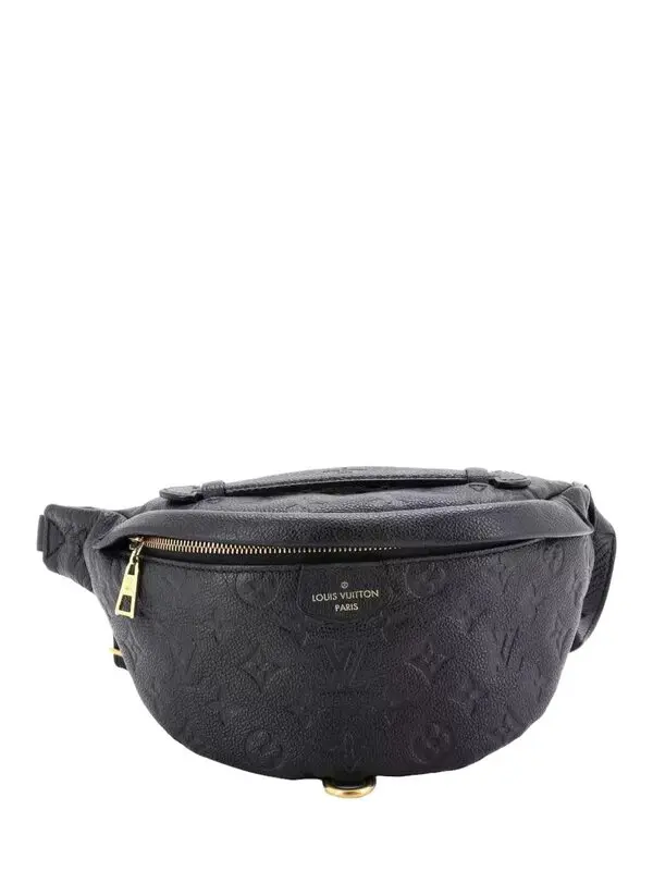 LOUIS VUITTON Bum Bag Monogram Empreinte Leather - Black