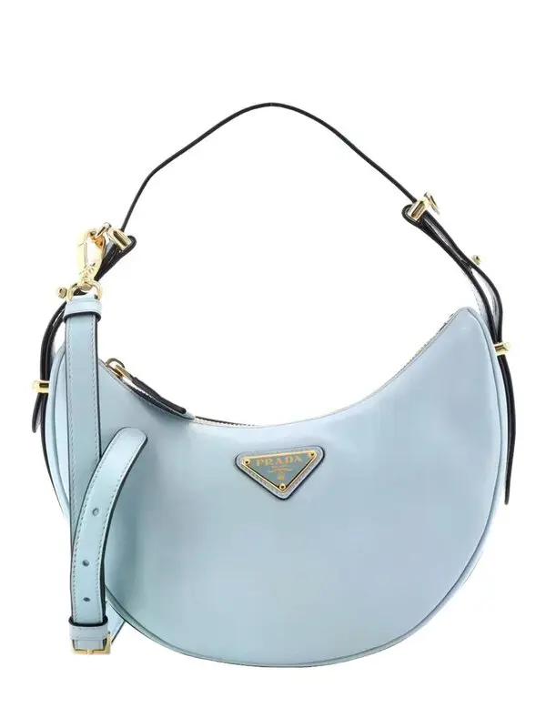 Prada Arque Half Moon Small Hobo Bag - Blue