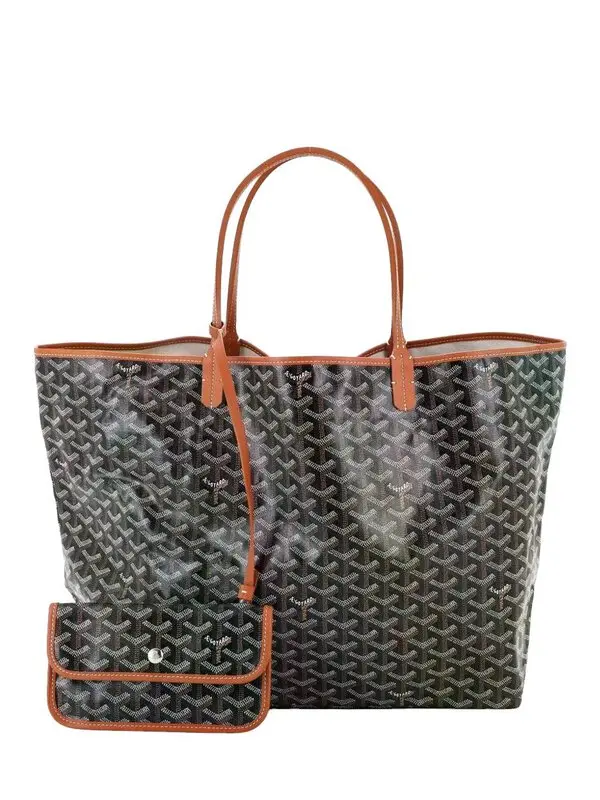 Goyard Saint Louis Coated Canvas Gm Tote Bag - Brown