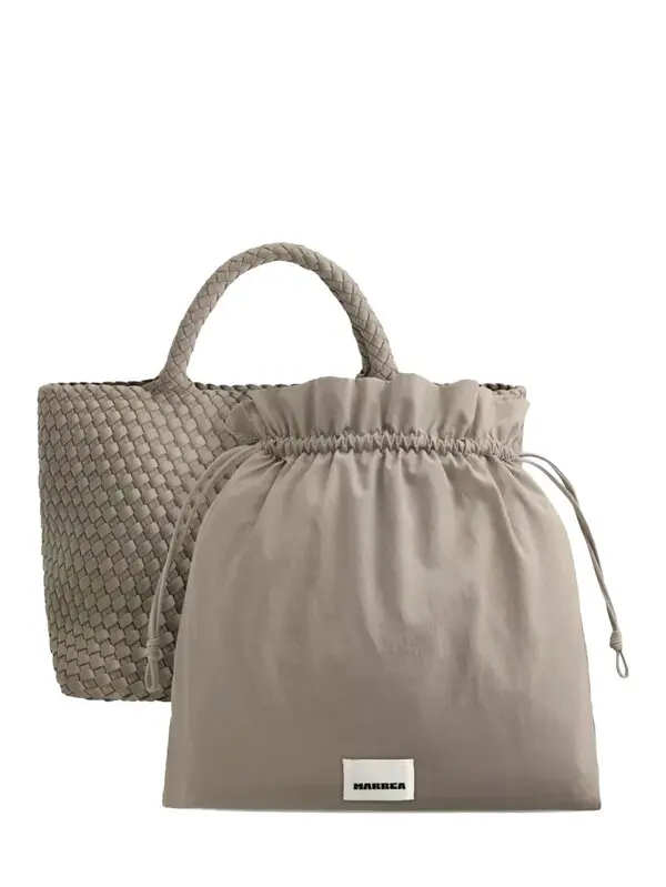MARREA Woven Tote Bag - Neutrals