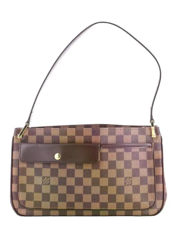 LOUIS VUITTON Aubagne Damier Shoulder Bag - Brown