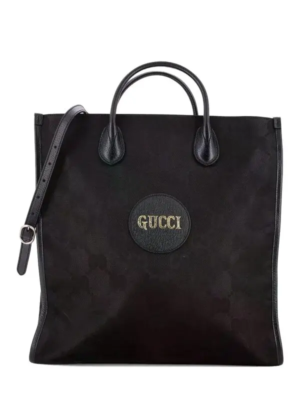 Gucci Off The Grid Gg Econyl Long Tote Bag - Black