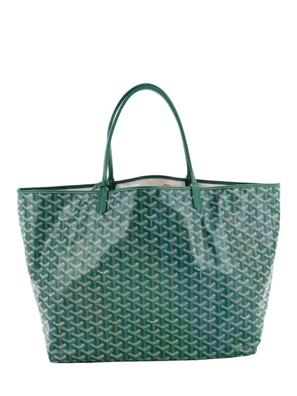 Goyard Saint Louis Coated Canvas Gm Tote Bag - Green