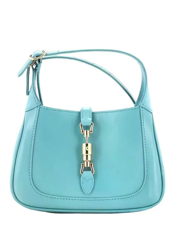 Gucci Jackie 1961 Leather Mini Hobo Bag - Blue