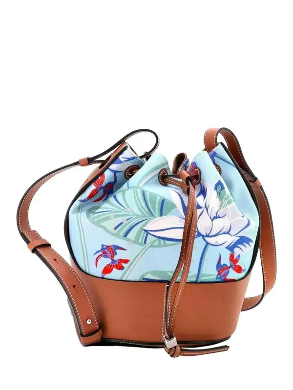 Loewe Paula's Ibiza Balloon Printed Bucket Bag - Blue
