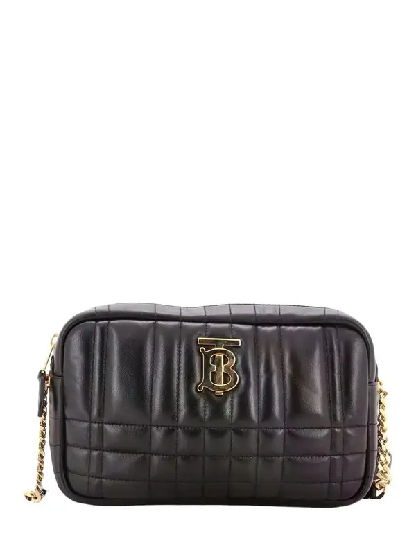 Burberry Lola Camera Bag Quilted Leather - Black