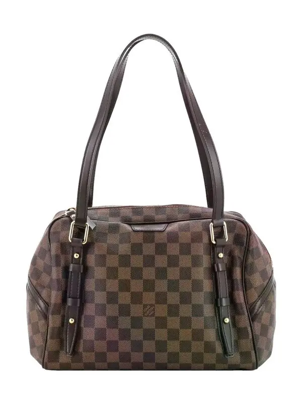 LOUIS VUITTON Rivington Damier Gm Satchel - Brown