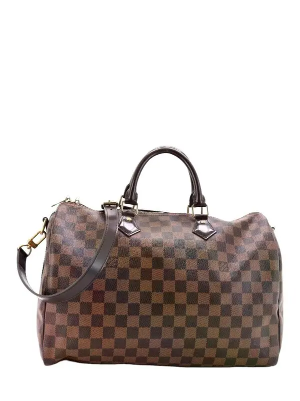 LOUIS VUITTON Speedy Bandouliere 35 Satchel Damier - Brown