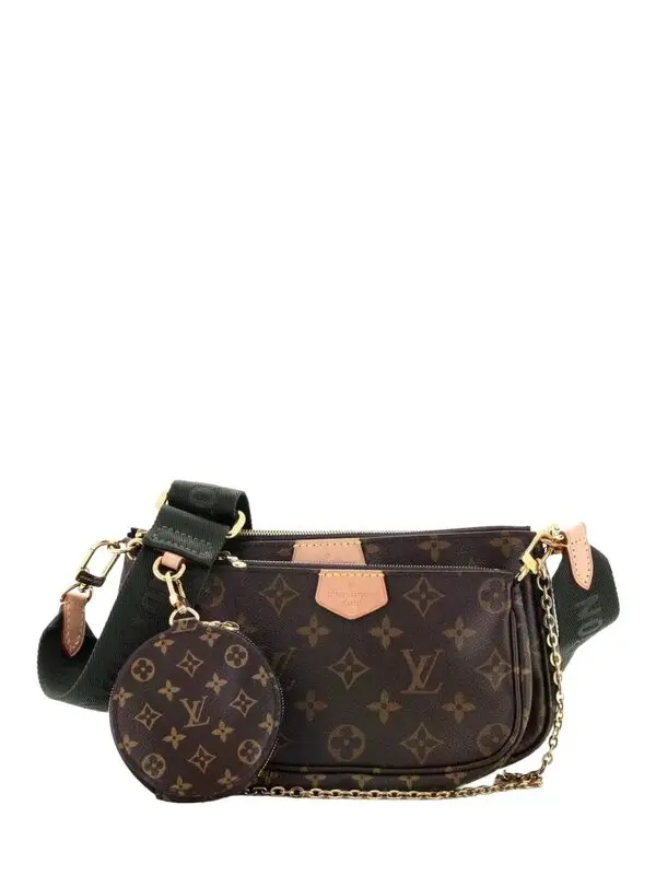 LOUIS VUITTON Multi Pochette Accessoires Monogram Canvas Crossbody Bag - Brown